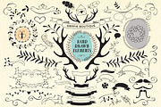 65 hand drawn vector elements!, an Illustration by GrafikBoutique