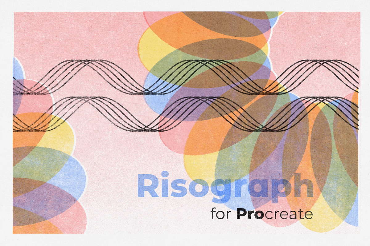 Risograph for Procreate, a Brush Add-On by UPROOT