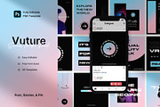 Vuture - VR Social Media Pack, a Social Media Template by Hilal RF