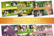 Spring Photo Overlays bundle, a Layer Style Add-On by BrownLeopard