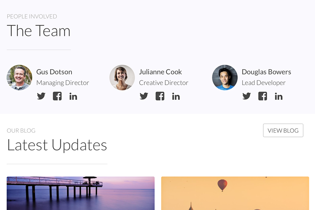 Business Identity WordPress Theme, a WordPress Template by We Cobble