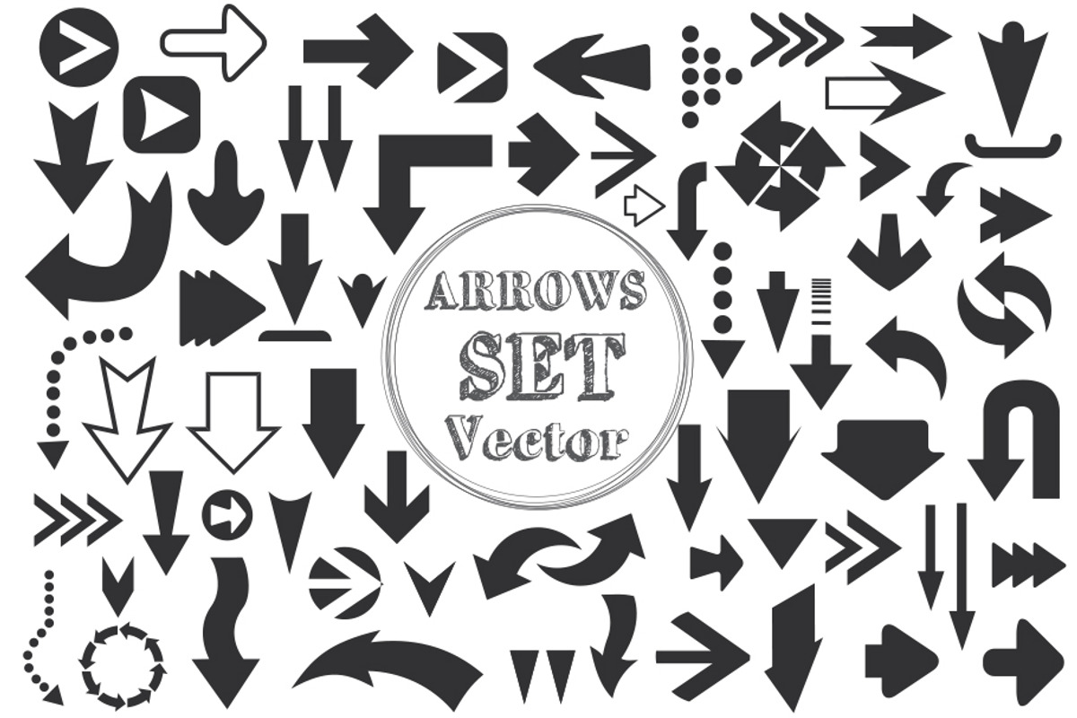 Sticker arrows printable set, an Object Graphic by AlexZeL | Creative ...