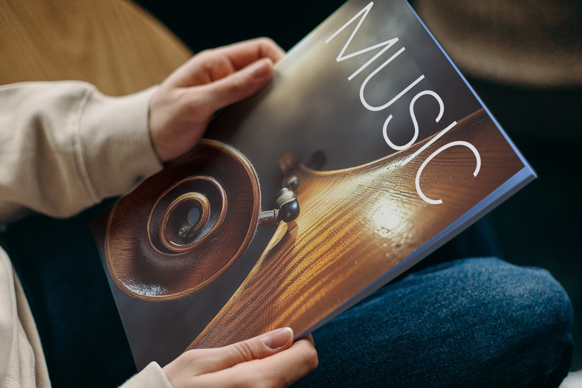 Abstract musical instruments, a Decorative Illustration by Handmadefont ...