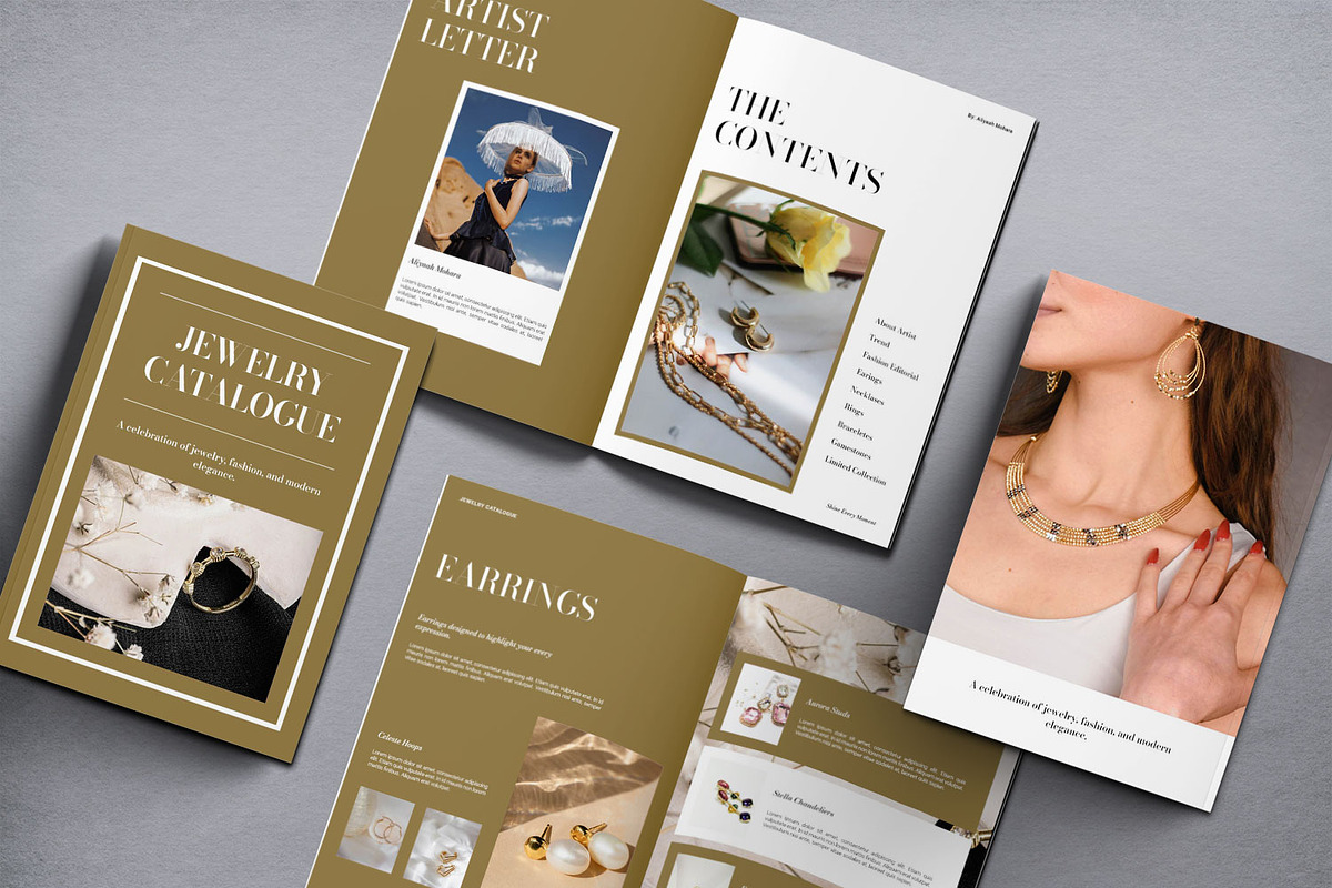 Jewelry Product Catalog, a Magazine Template by Haps Space