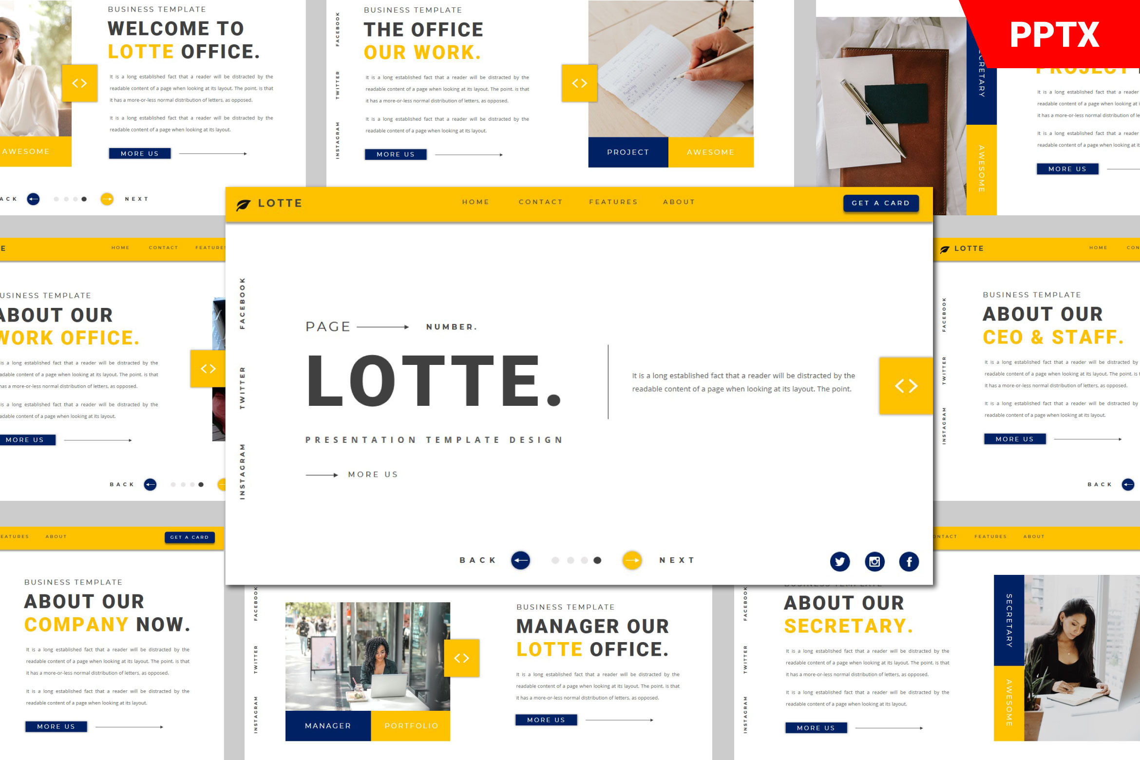 LOTTE Powerpoint Template, a Presentation Template by Yo Slide