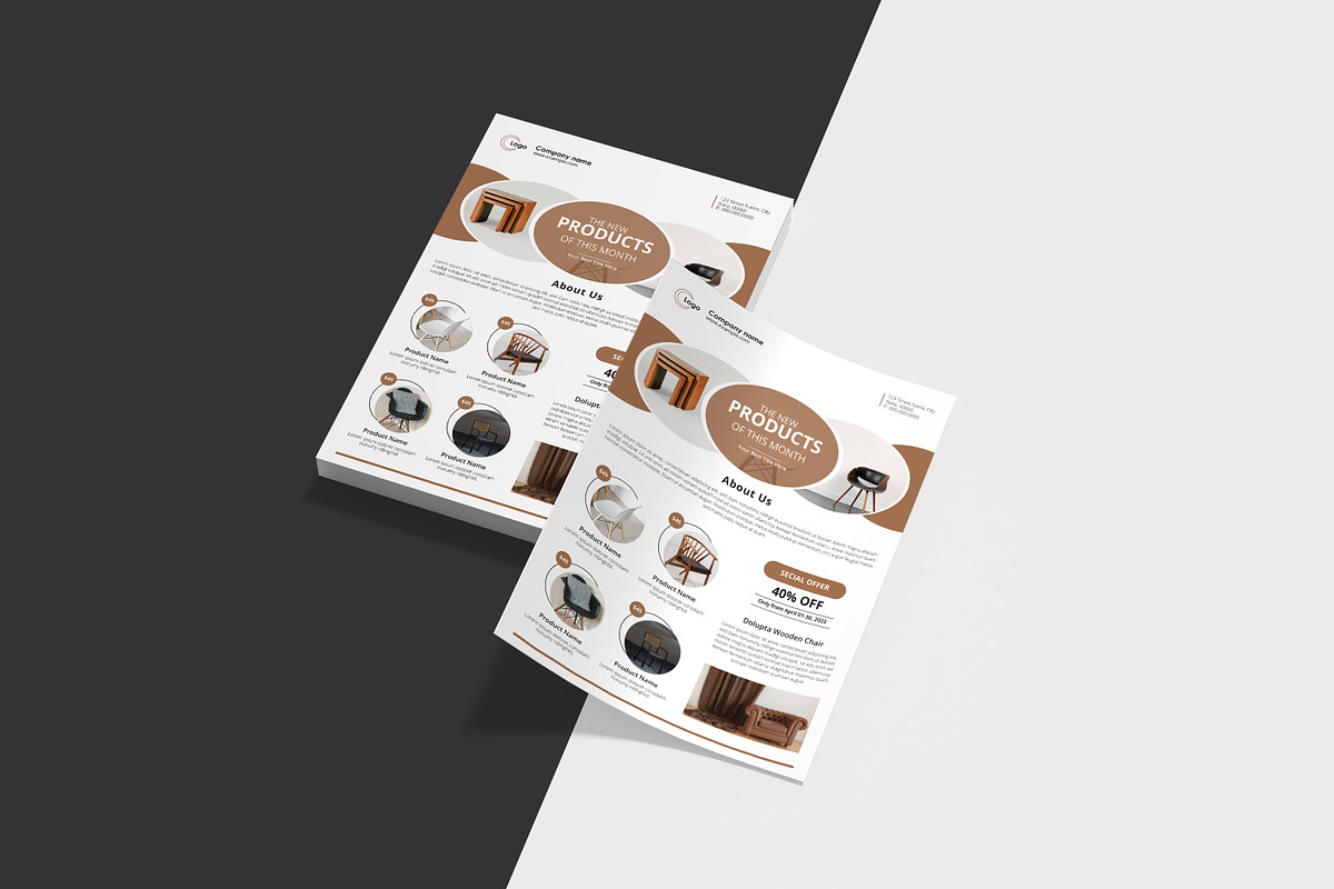 Product Flyer Design, a Flyer Template by crazyOWL
