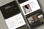 Wako Portfolio and Resume, a Brochure Template by SparkPro | Creative Market