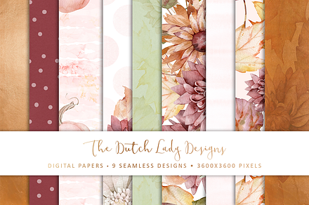 Fall buffalo plaid backgrounds | Graphic Patterns ~ Creative Market