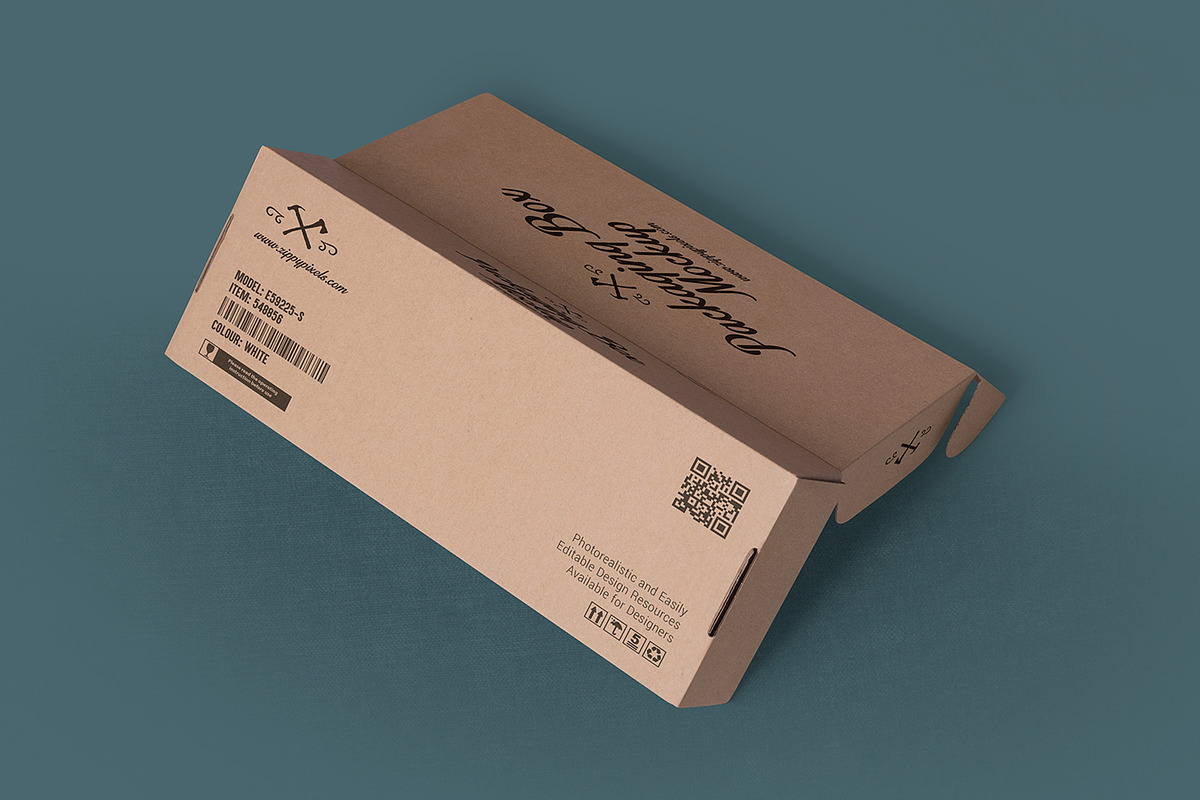 Rectangular Packaging Box Mockups, a Packaging Mockup by ZippyPixels