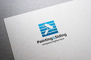 Painting and Siding Logo, a Branding & Logo Template by XpertgraphicD