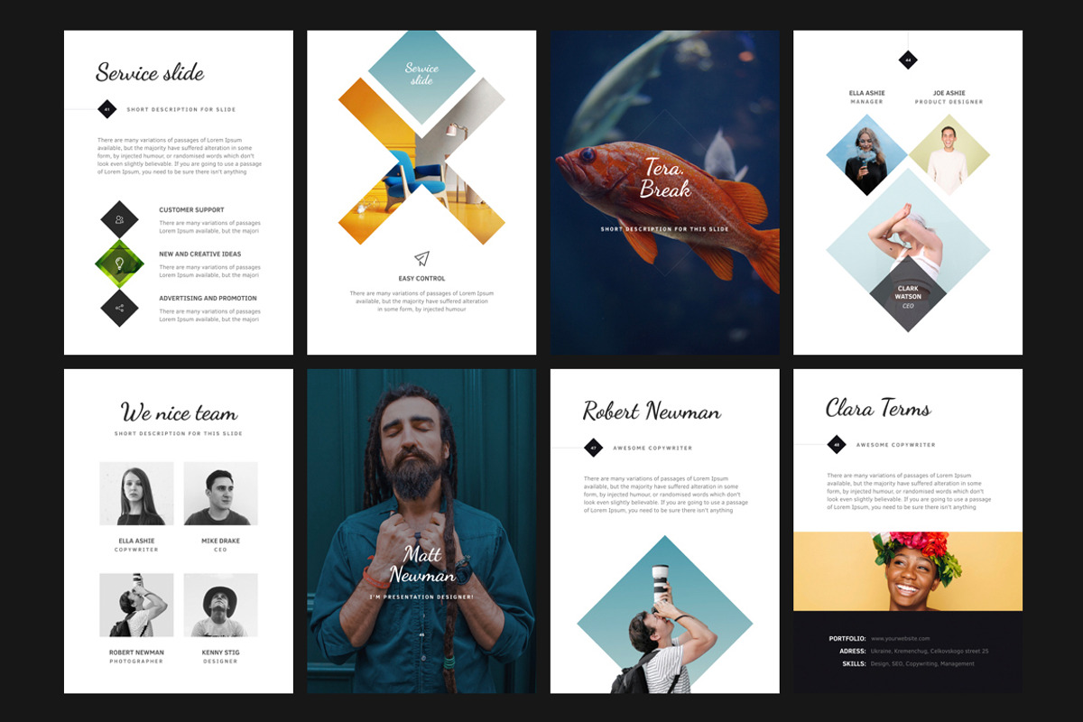 A4 | Tera PowerPoint Template, a Presentation Template by Vladislav ...