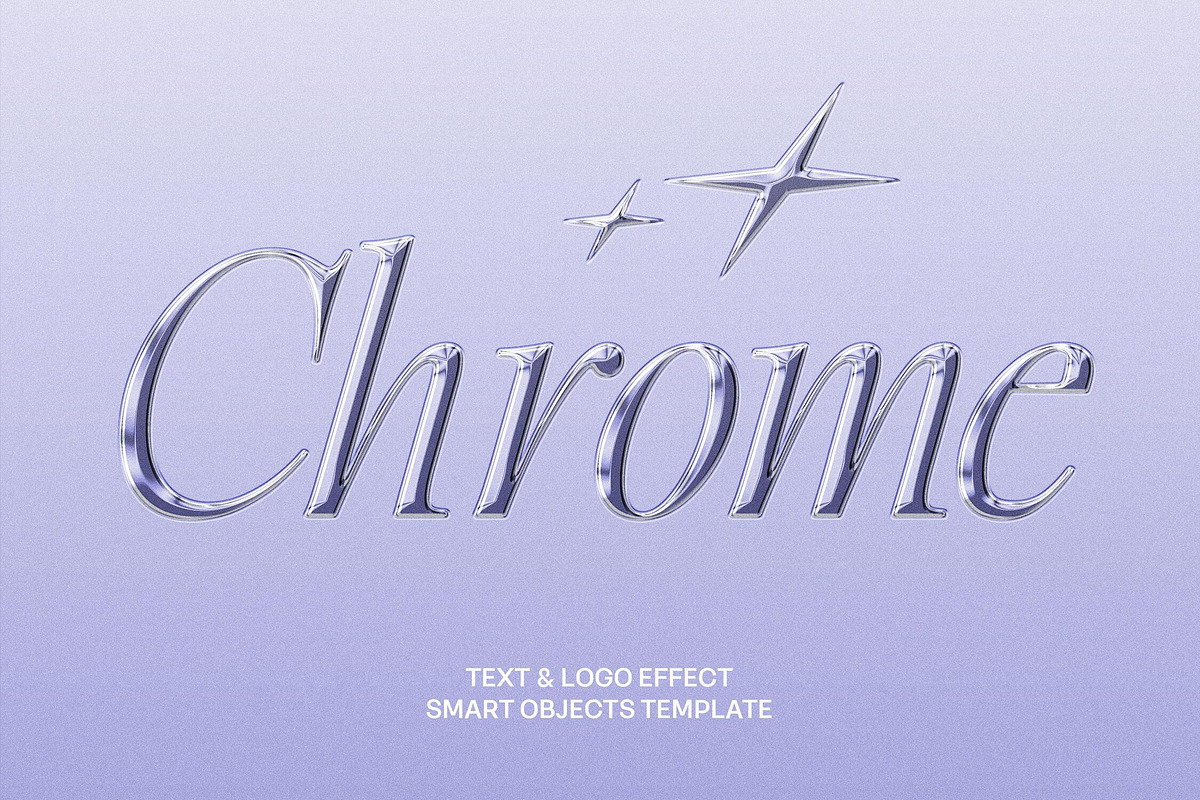 Chrome Text & Logo Effect, a Layer Style Add-On by Design Squad