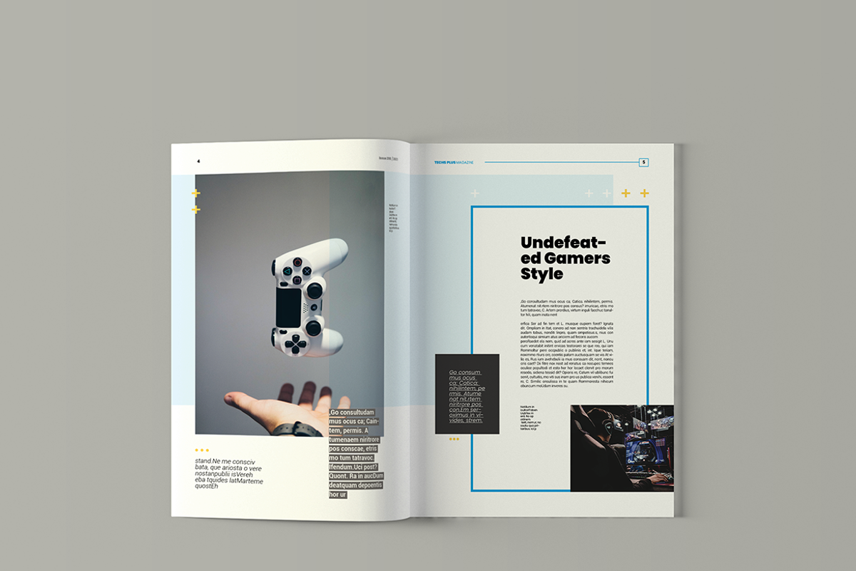 Techplus - Magazine Template, a Magazine Template by inspirasign ...