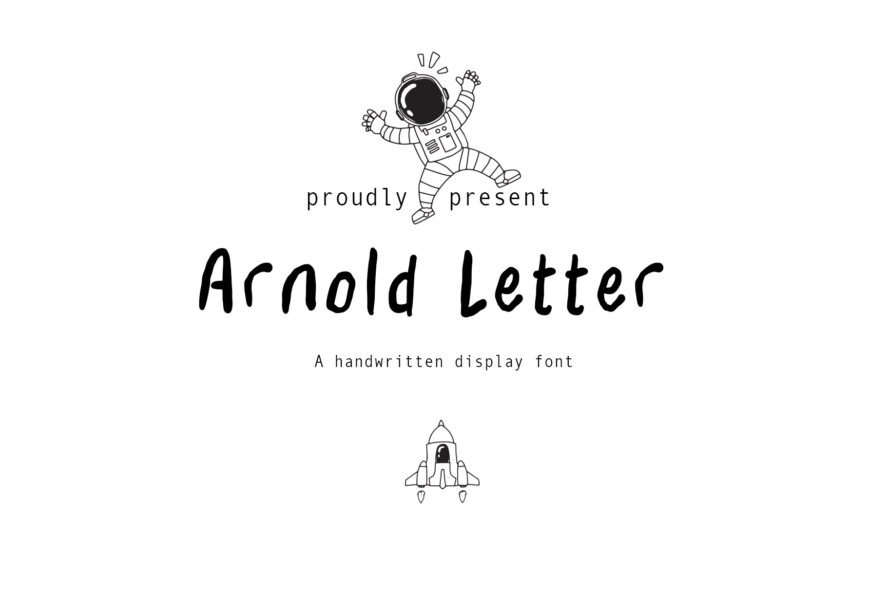 Arnold Letter Handwritten Display Font