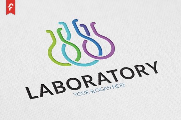 Laboratory Logo, a Branding & Logo Template by ft.studio | Creative Market
