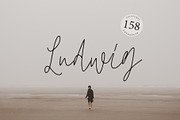 Ludwig Script, a Handwritten Font by supfonts