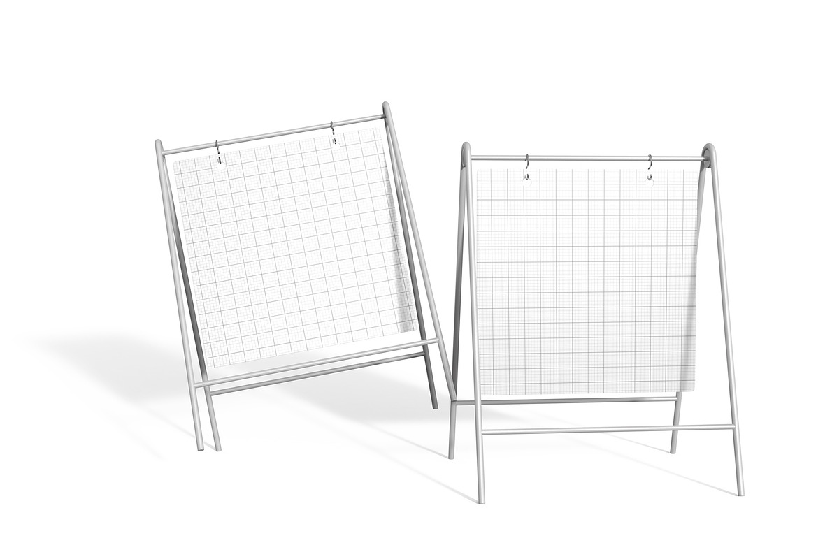 Street Stand Sign Board Mockup