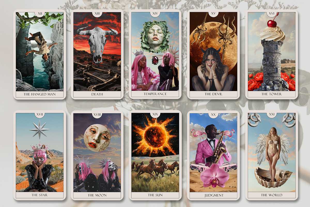 Tarot deck. Collage creator, an Object Graphic by Chikovnaya