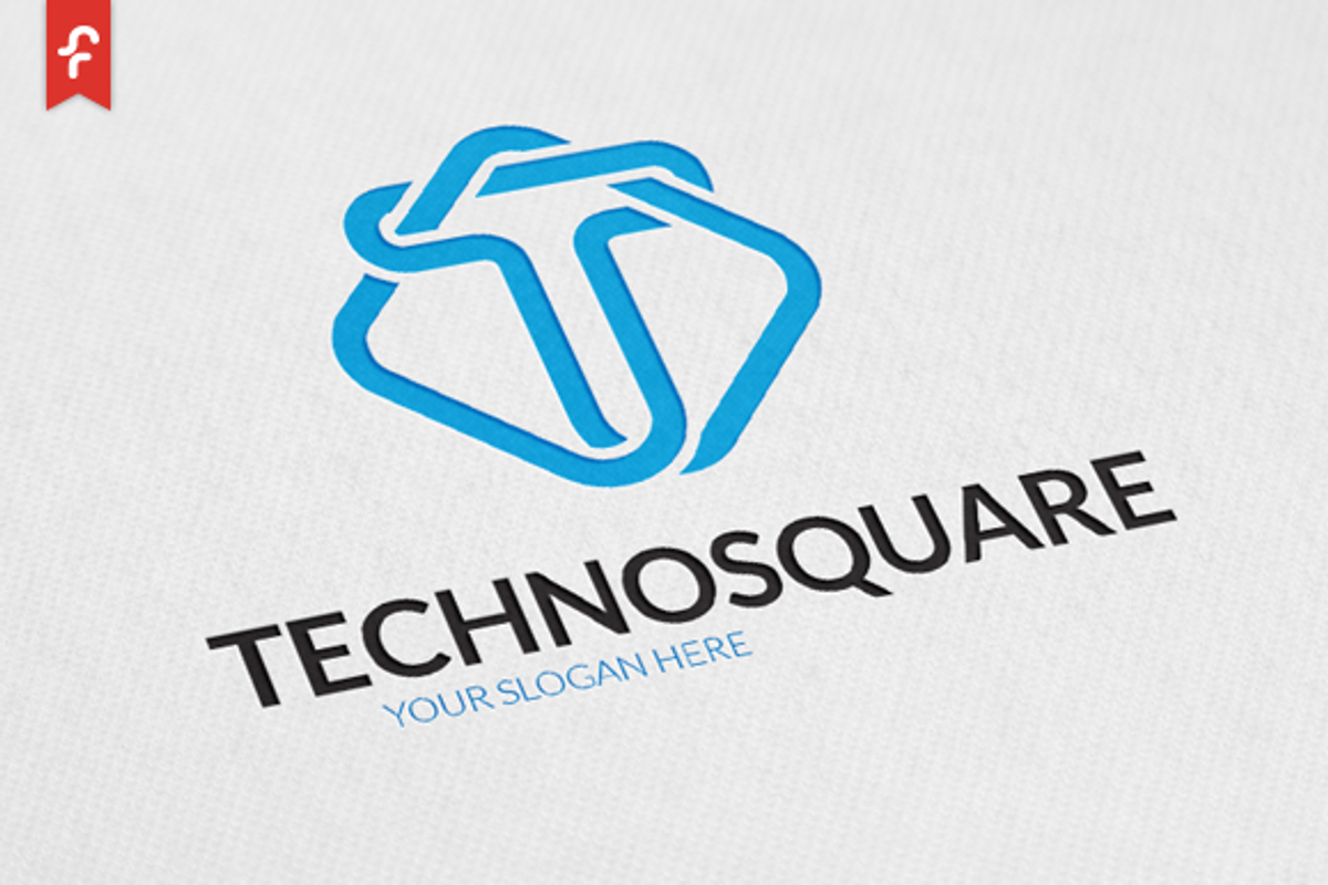 Techno Square Logo, a Branding & Logo Template by ft.studio