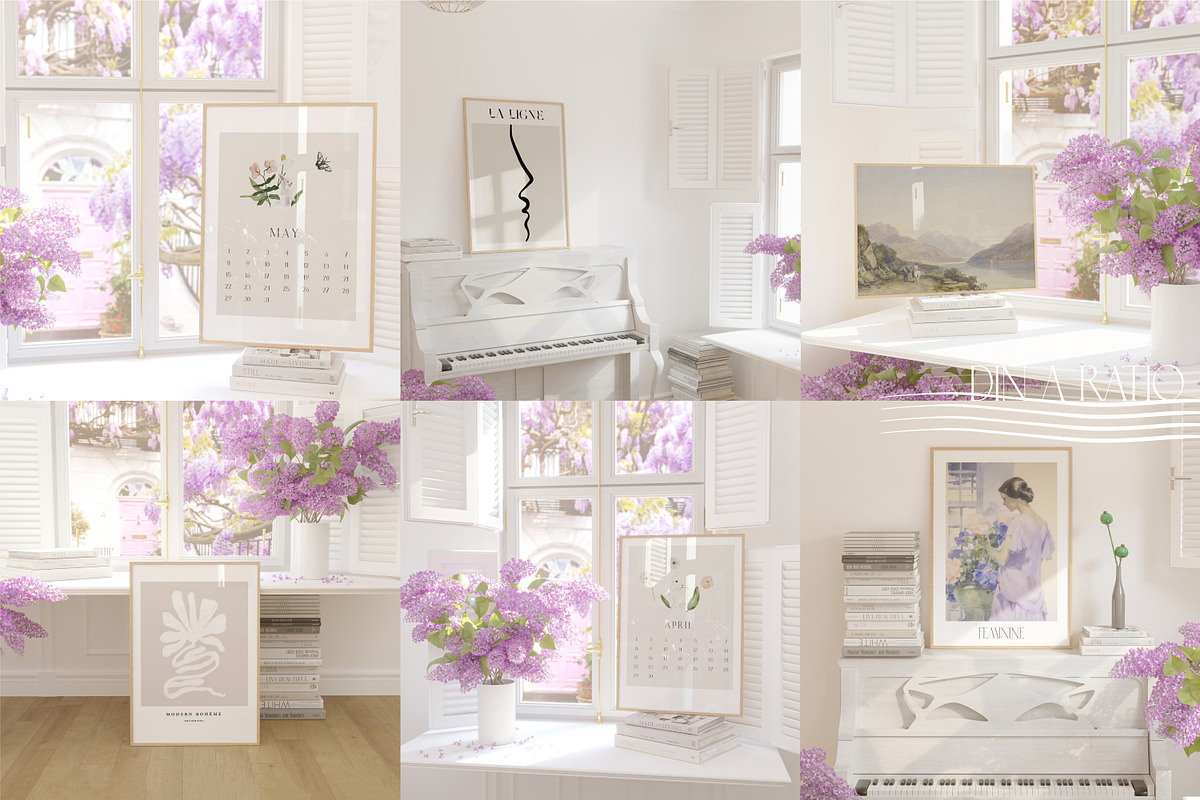 MAY | Spring Frame Mockups, a Household Mockup by yuliyuri.studio