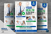 Medical Clinic Promotional Flyer, a Flyer Template by PSDPixel
