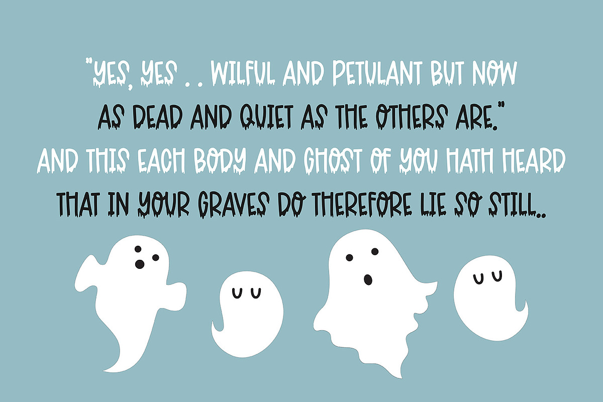 HALLOWEEN FONT BUNDLE Vol. 2, a Script Font by Blush Font Co.