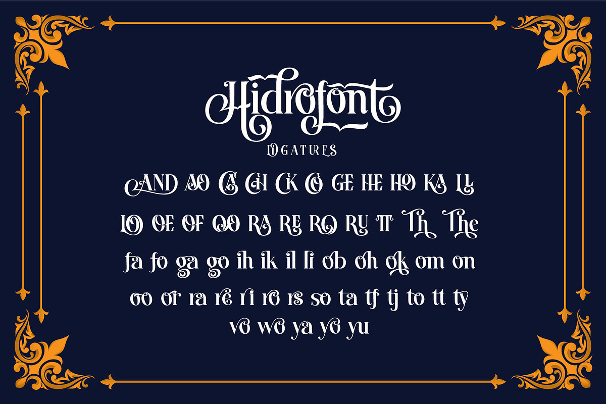 Hidrofont, a Blackletter Font by alit design | Creative Market