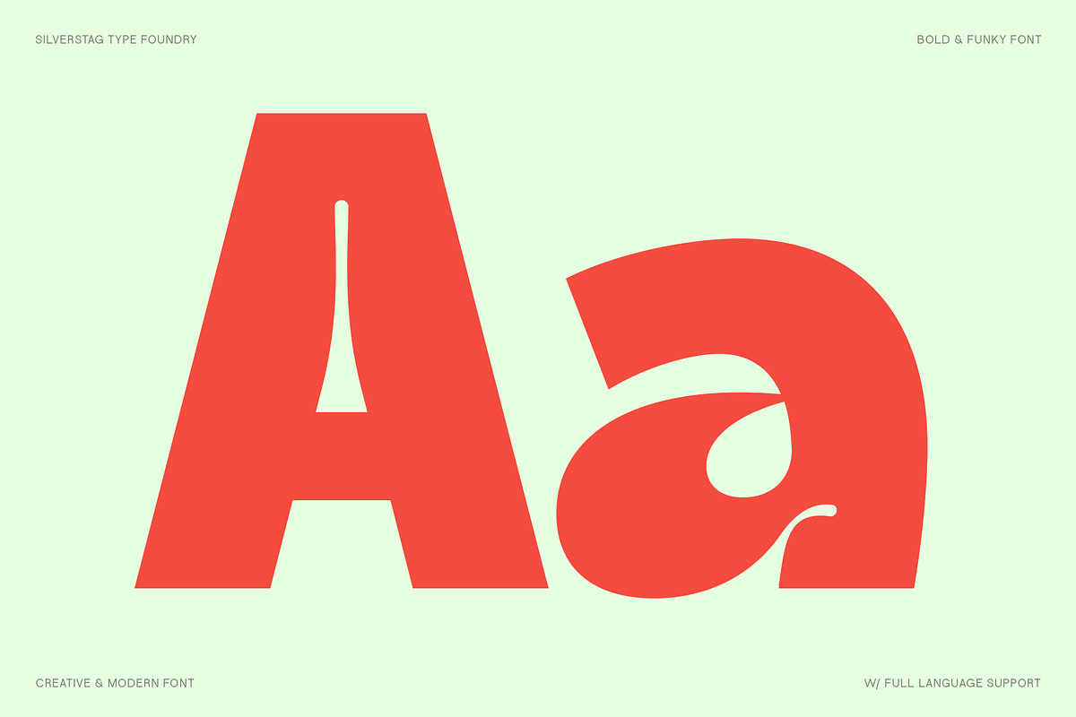 Ingrafts - Bold & Funky Font, a Sans Serif Font by SilverStag Type Foundry