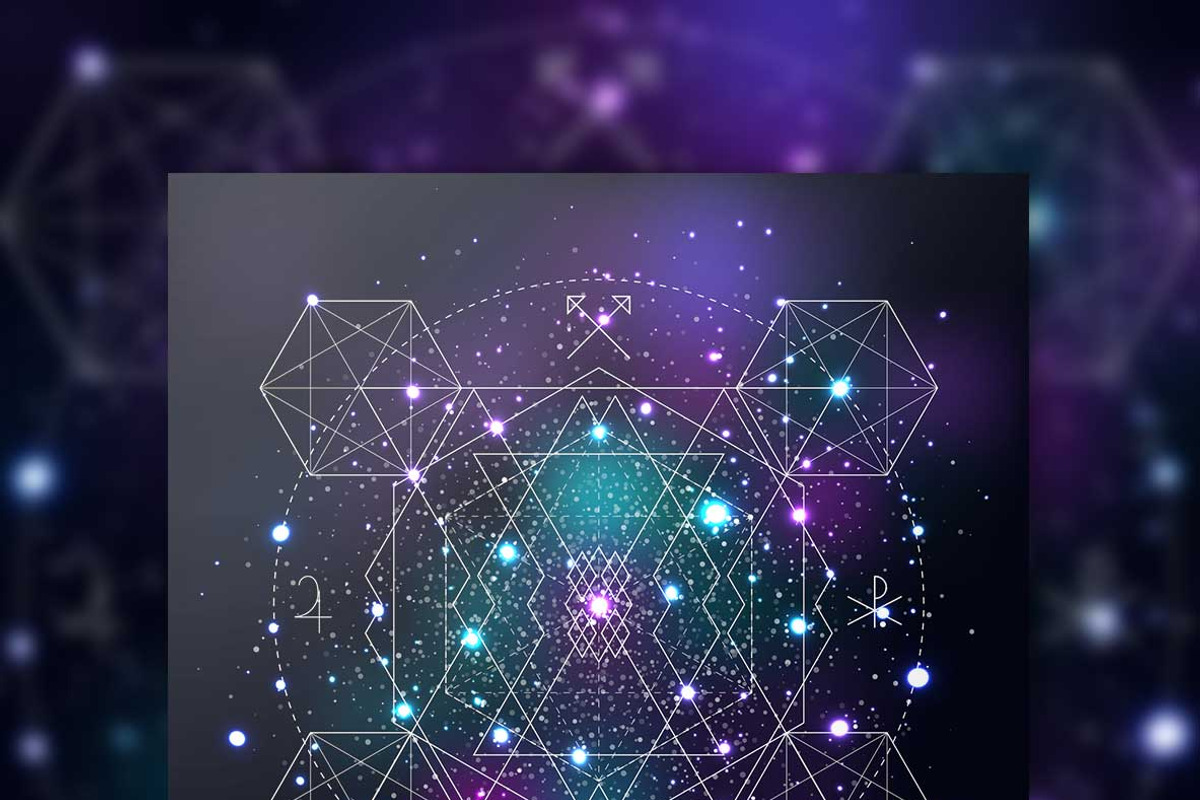 Vector Sacred Geometry Set, a Background Graphic by OlgaRom