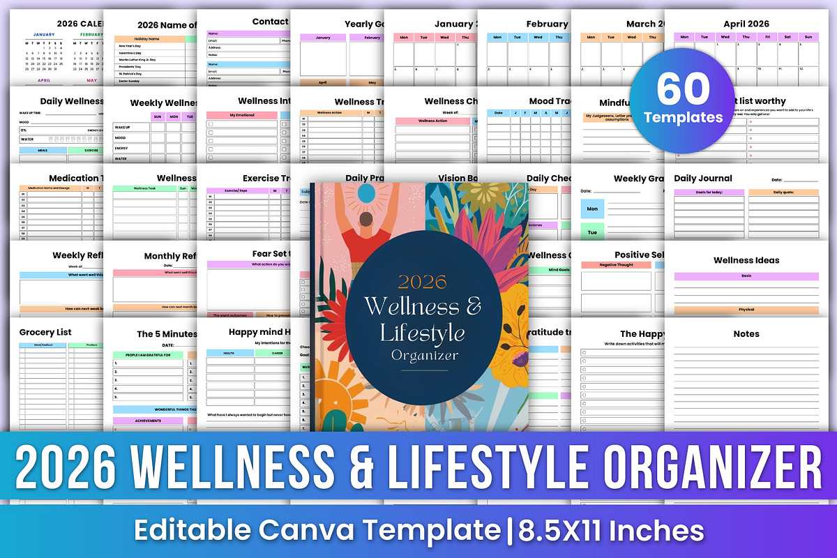 2026 Wellness & Lifestyle Organizer