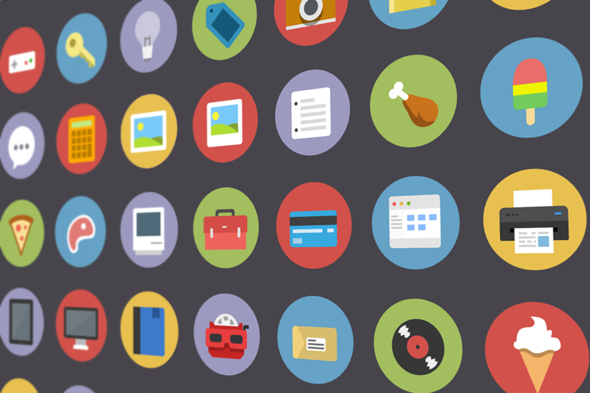 Flatties Vol 1 - flat style icon set, an Icon by Ui Store | Creative Market