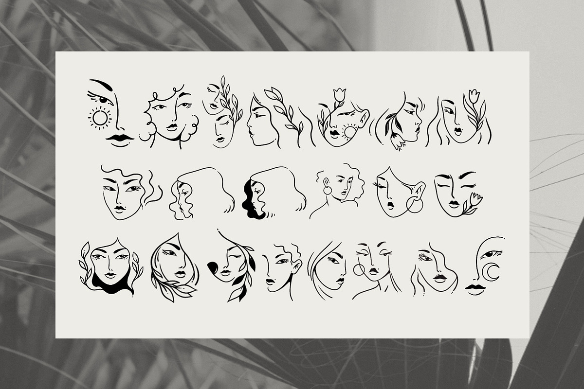 you are beautiful. simple line set, a Person Illustration by heyXeni