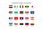 National Flags Set Vol-5, an Object Illustration by shahsoft