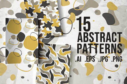 12 abstract patterns, a Pattern Graphic by pineart