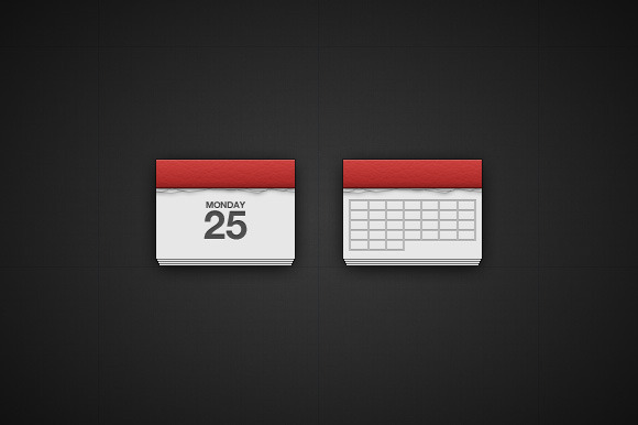 Simple Calendar Icons, an Icon by Creative VIP