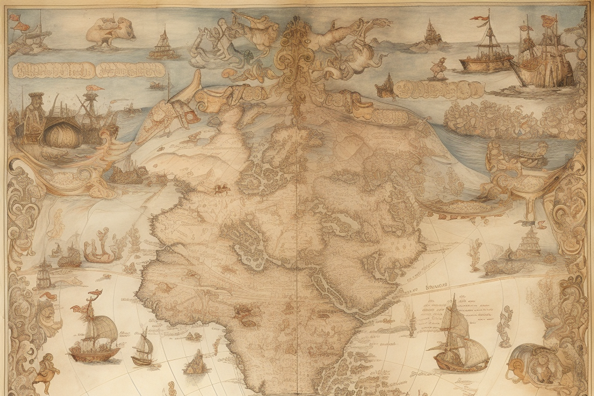 Mythical Antique Map