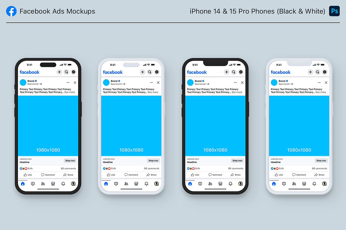 Facebook Ads Mockups