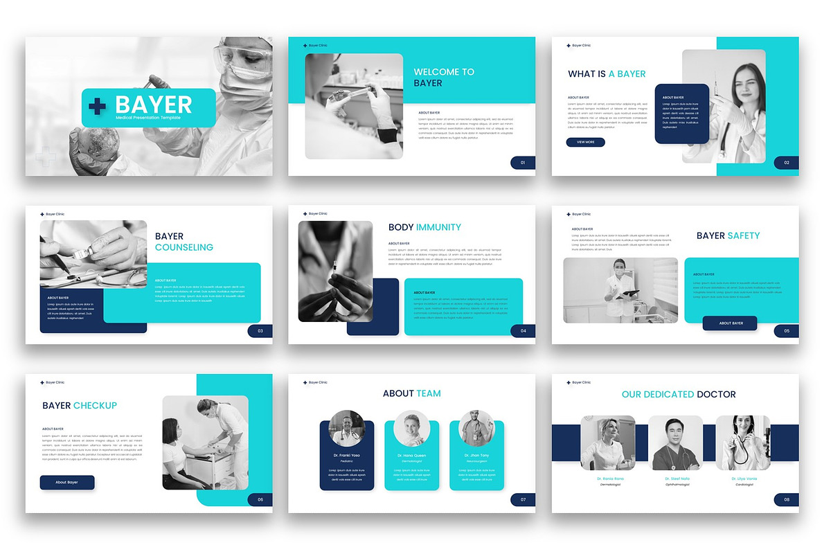 Bayer-Medical PowerPoint Template, a Presentation Template by ...