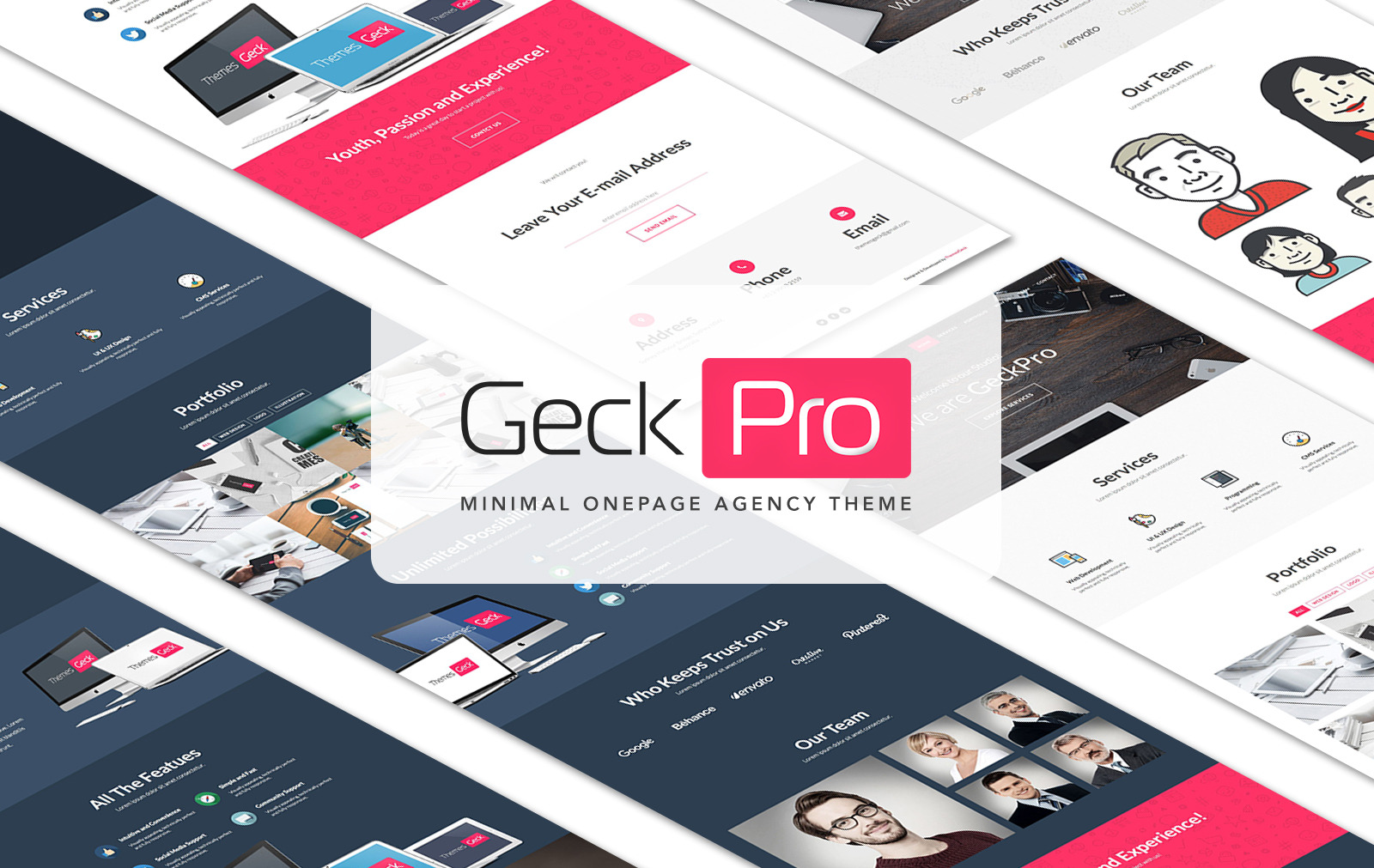 GeckPro: Multi-purose Bootstrap HTML, a HTML Template by Geek Shop
