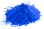 Blue heap powder food coloring for H, a Background Photo by Prostock-Studio
