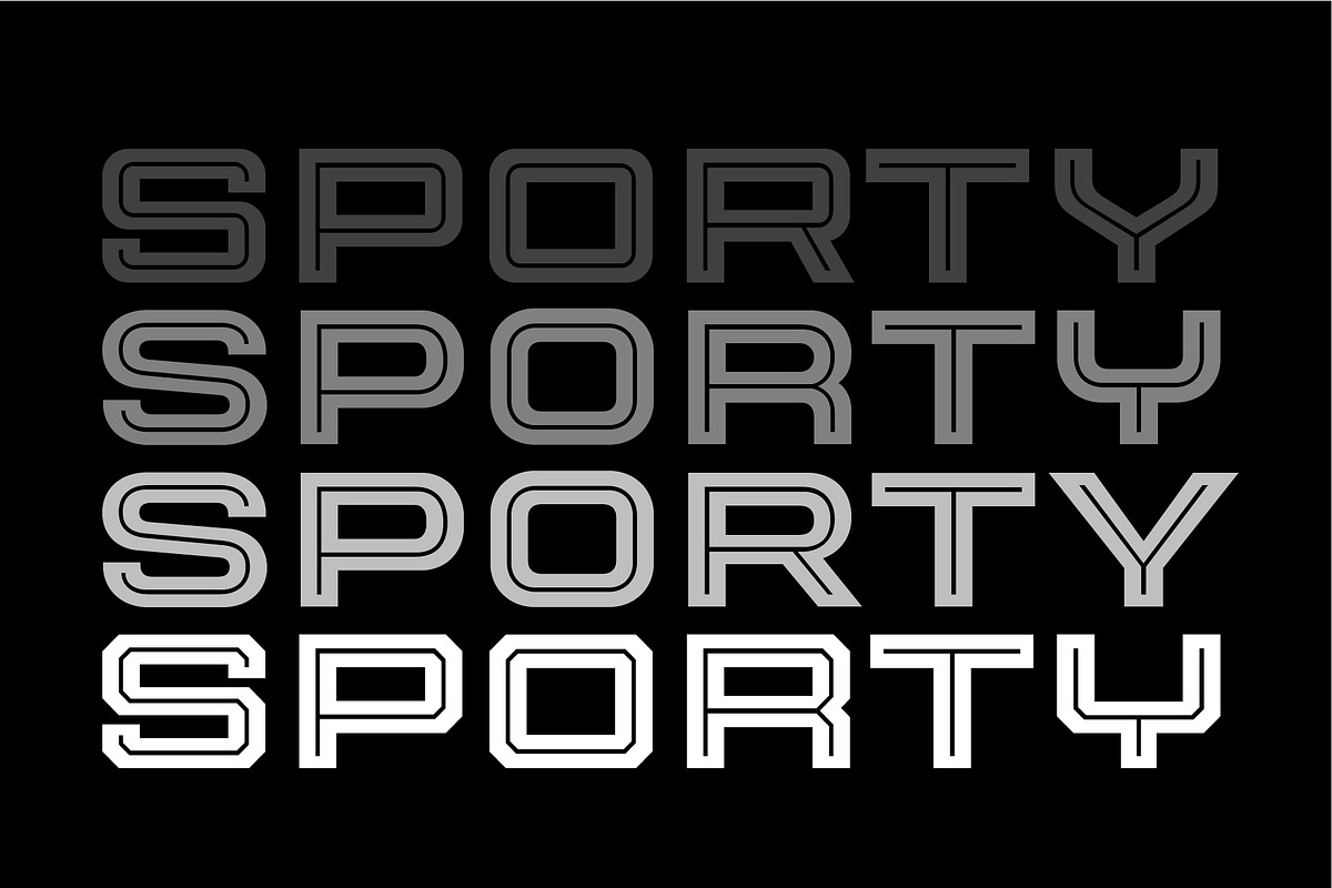 Sporty Pro — 39 styles package, a Font by Sudtipos