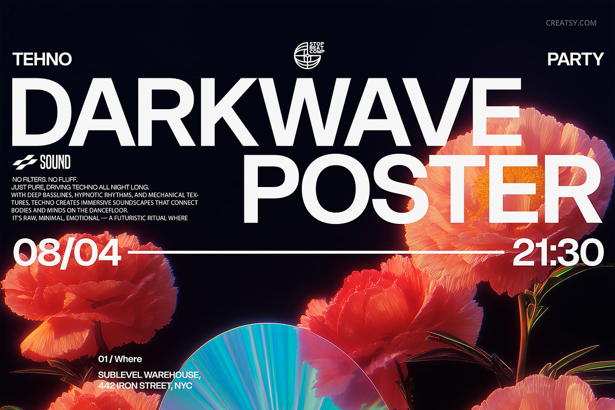 Future Vibe Poster Template, a Poster Template by creatsy5