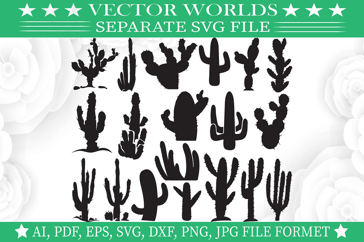 Cactus Svg, Tree, Cacti Svg, an Object Graphic by VectorWorlds