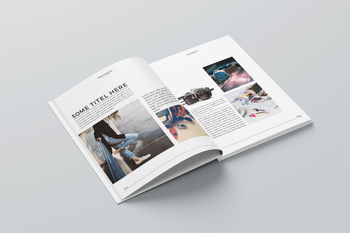 Simple Magazine, a Magazine Template by obayes