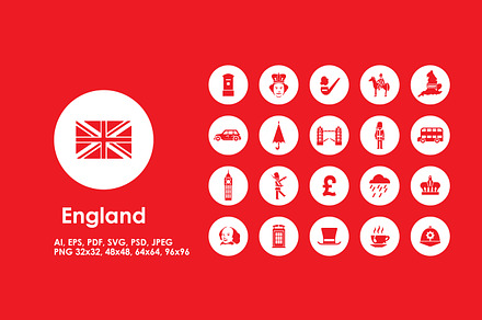 England icons, an Icon by Palau