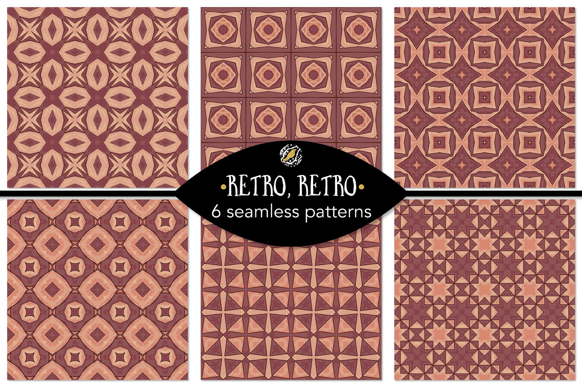 Set 34 - 6 Seamless Patterns | Graphic Patterns ~ Creative Market