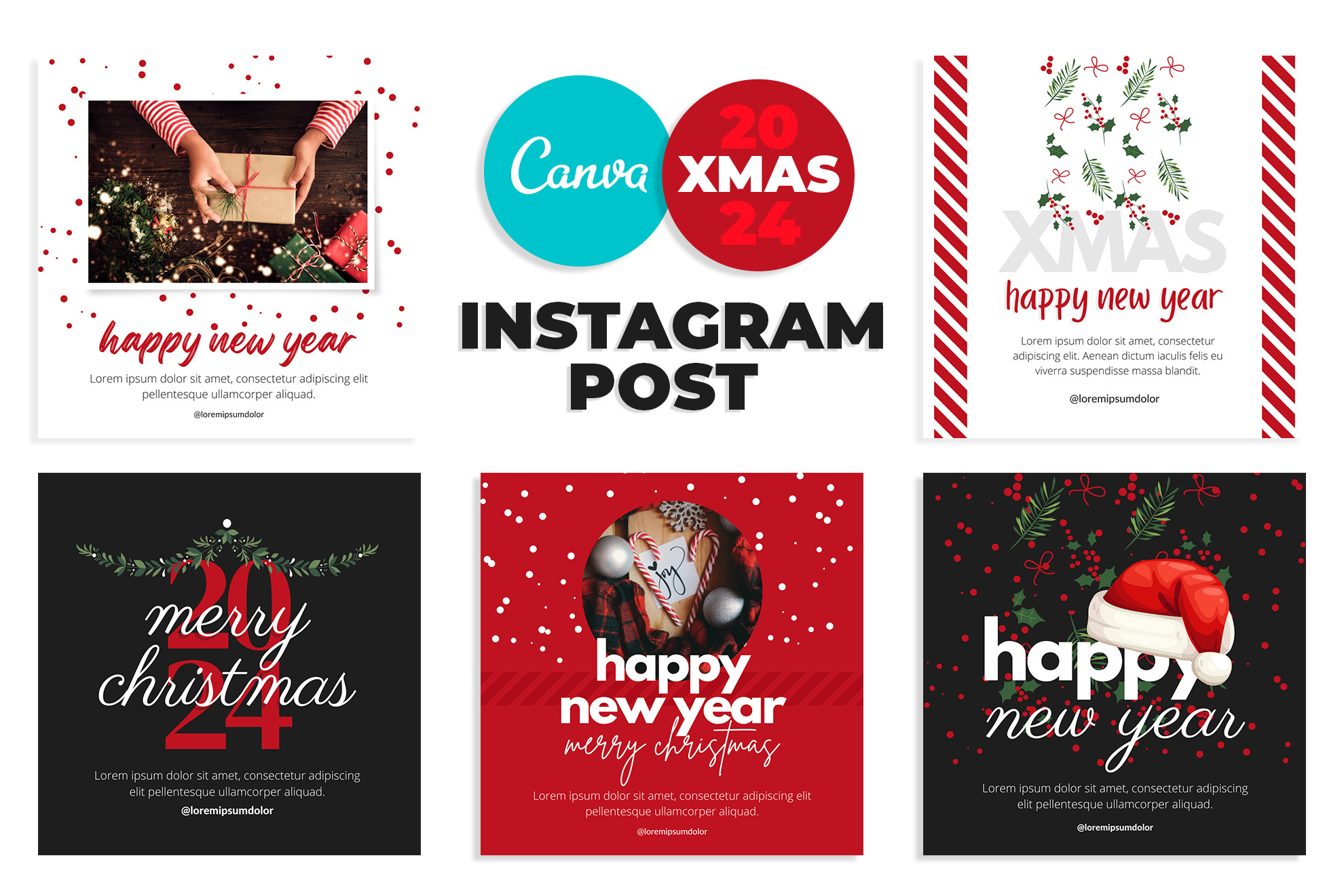 Canva Christmas New Year Instagram, a Social Media Template by illycreative