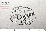 The Dream Shop Logo, a Branding & Logo Template by Shwet Art