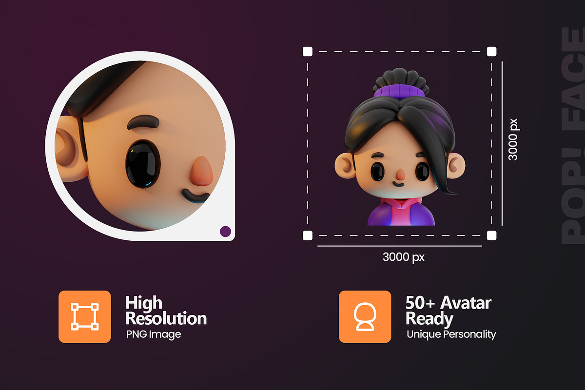 POP! FACE - 3D Avatar Collection