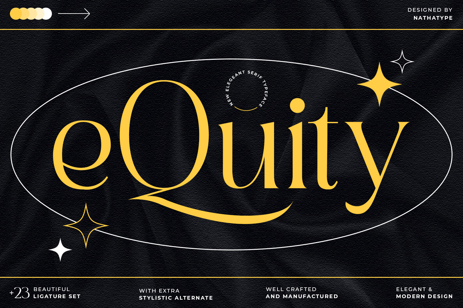 EQuity, a Serif Font by Nathatype